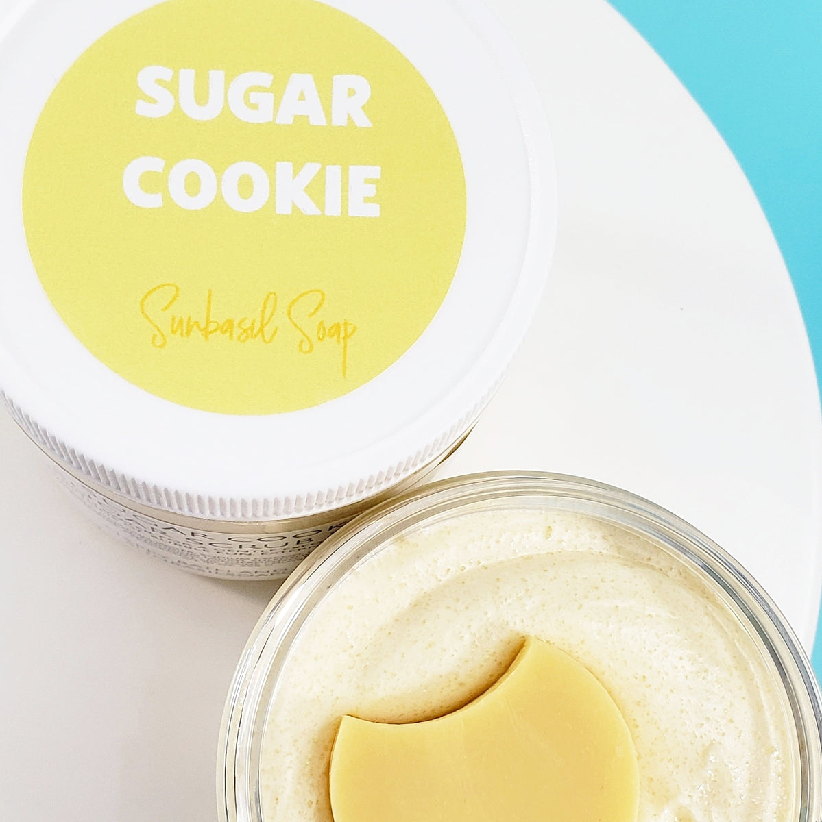 Sugar Cookie Whipped Sugar Scrub. Natural Exfoliating Body Scrub – Sunbasil Soap